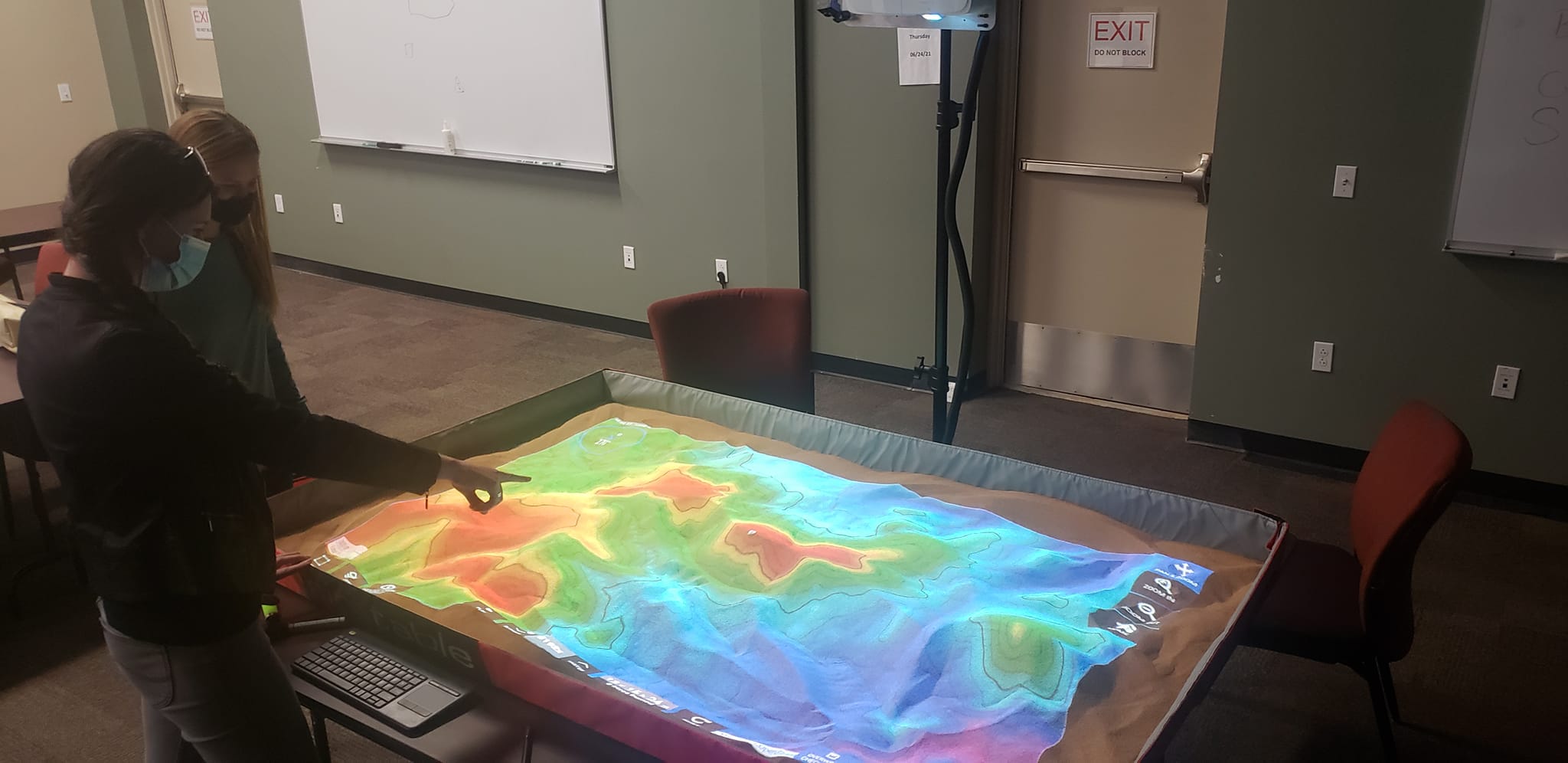 Tucson Interagency Fire Dispatch Center Training with Simtable – Simtable